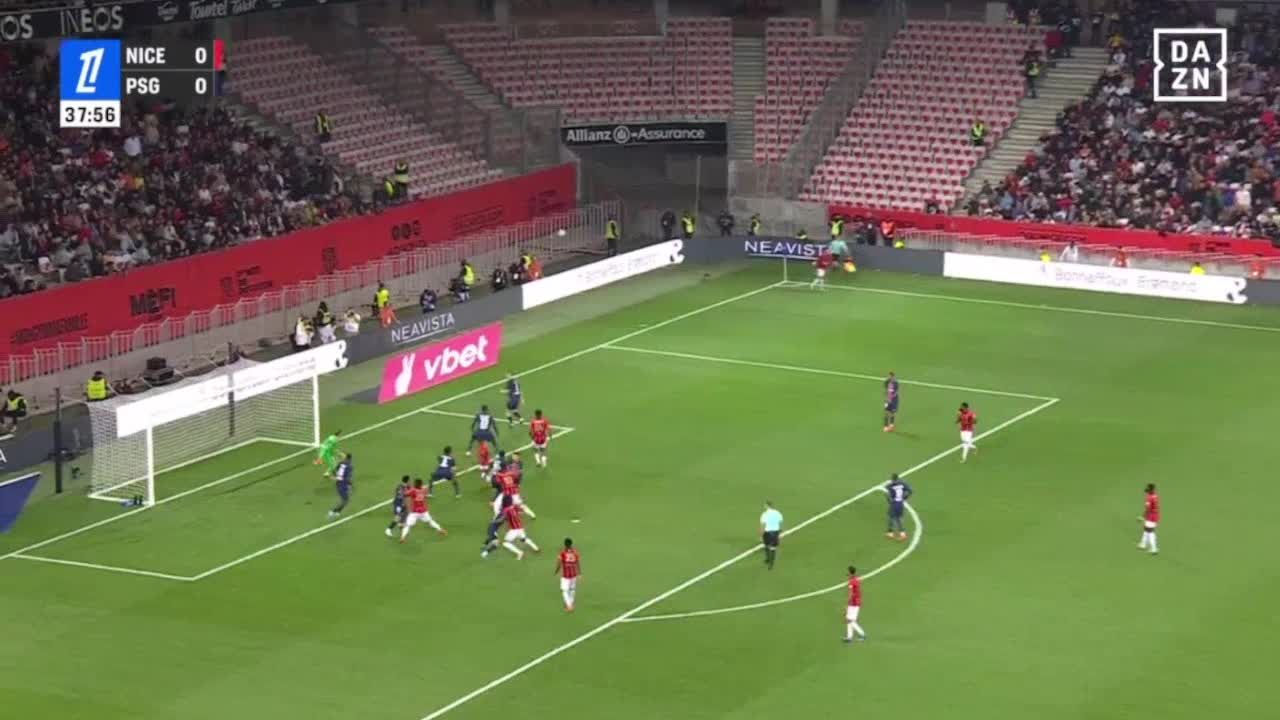 Nice 1-0 PSG - Ali Abdi 39' - Dubz