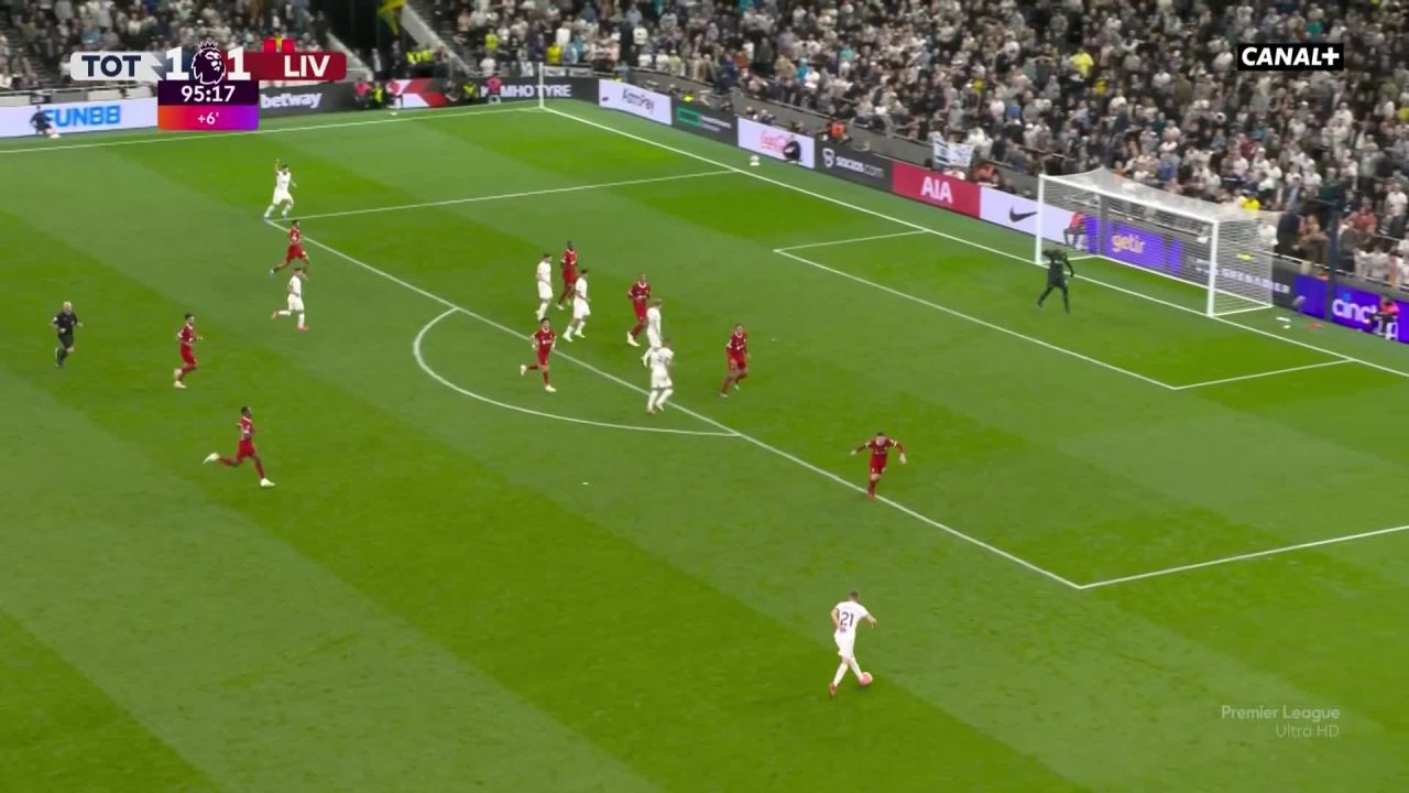 Tottenham [2] - 1 Liverpool - Joel Matip own-goal 90+6' - Dubz