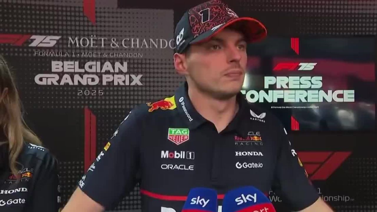 Verstappen on the race delay (Belgian 2025) - Dubz